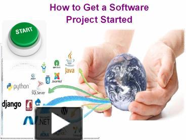 How to Get a Software Project Started presentation | free to download