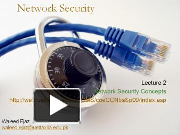 Network Security presentation | free to download