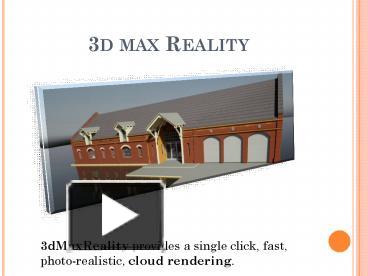 3Ds Max Rendering Plugins (2) presentation | free to download
