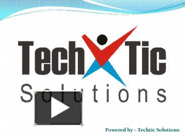 WordPress Development Company - Techtic Solutions presentation | free ...