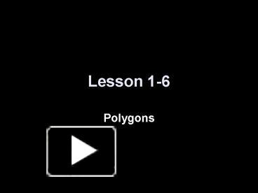PPT – Polygons PowerPoint presentation | free to download - id: 66964b ...