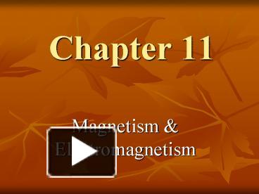 PPT – Magnetism PowerPoint presentation | free to download - id: 669b82 ...