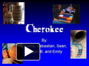 Cherokee presentation | free to view