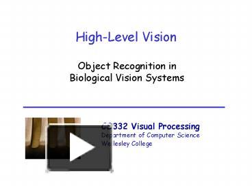 PPT – High-Level Vision PowerPoint presentation | free to download - id ...