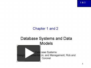 PPT – Database Systems and Data Models PowerPoint presentation | free ...