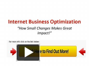 PPT – how small changes can make great impact PowerPoint presentation ...