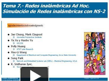 PPT – Tema 7.- Redes inal PowerPoint presentation | free to view - id ...