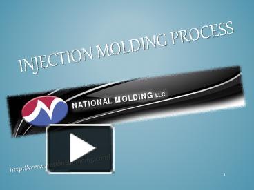 Injection Molding Process presentation | free to download