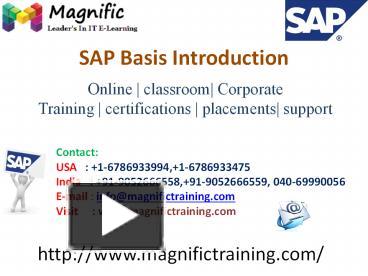 PPT – sap basis online training in sweden PowerPoint presentation ...