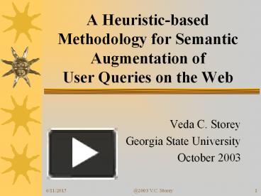 A Heuristic-based Methodology for Semantic Augmentation of User Queries ...
