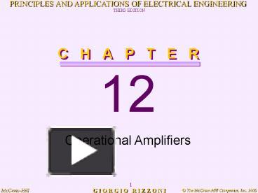 Operational Amplifiers presentation | free to download