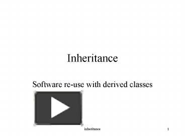 PPT – Inheritance PowerPoint presentation | free to download - id ...