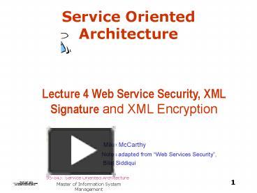 PPT – Service Oriented Architecture PowerPoint presentation | free to ...