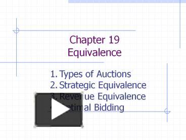 Chapter 19 Equivalence presentation | free to download