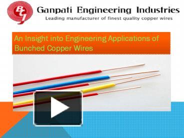 Bunched Copper Wire presentation | free to download