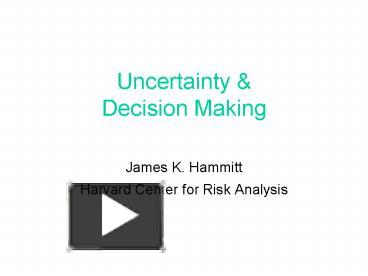 PPT – Uncertainty PowerPoint presentation | free to download - id ...