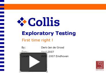 First time right presentation | free to view