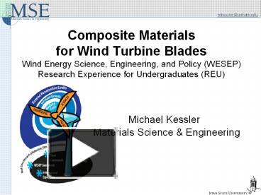 Composite Materials for Wind Turbine Blades Wind Energy Science ...