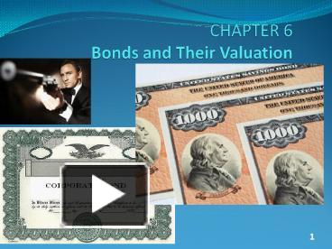PPT – CHAPTER 6 Bonds and Their Valuation PowerPoint presentation ...