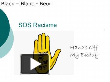 SOS Racisme presentation | free to download