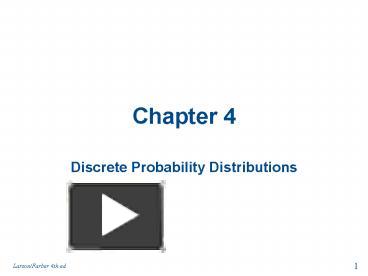 Discrete Probability Distributions presentation | free to view