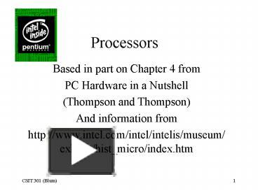 PPT – Processors PowerPoint presentation | free to download - id ...