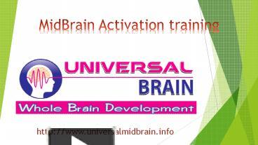 midbrain activation training presentation | free to download