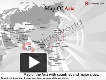 Asia Map Powerpoint Map - SlideWorld presentation | free to view