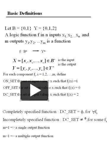 PPT – Basic Definitions PowerPoint presentation | free to download - id ...