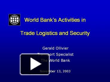 PPT – World Bank PowerPoint presentation | free to download - id ...