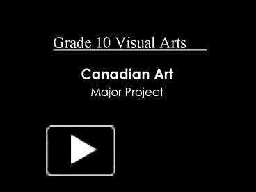 PPT – Grade 10 Visual Arts PowerPoint presentation | free to view - id ...