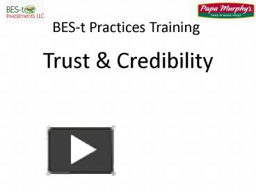 PPT – BES-t Practices Training PowerPoint presentation | free to view ...