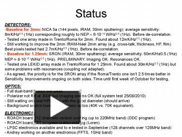 Status presentation | free to download