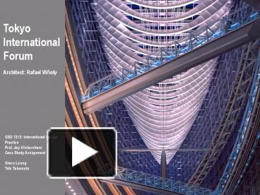 Tokyo presentation | free to view