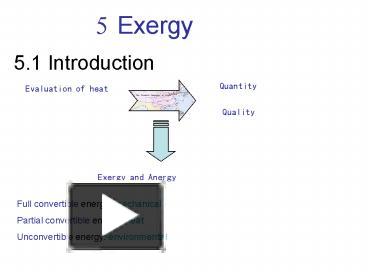 5 Exergy presentation | free to view