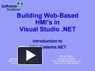 PPT – Building Web-Based HMI PowerPoint presentation | free to download ...