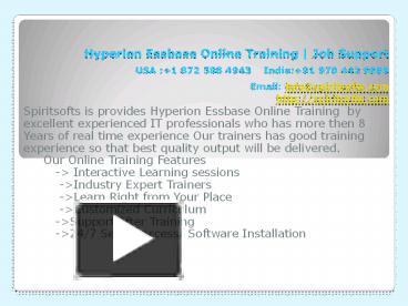 Hyperion Essbase Online Training India USA Canada UK Australia ...