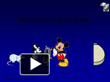 The Evolution Of Mickey Mouse presentation | free to view
