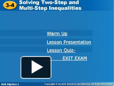 PPT – Warm Up PowerPoint presentation | free to download - id: 692297-NWEzY