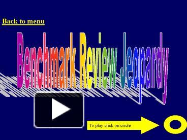 PPT – Jeopardy in Color PowerPoint presentation | free to view - id ...