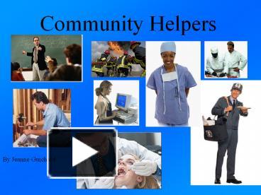 Community Helpers presentation | free to download