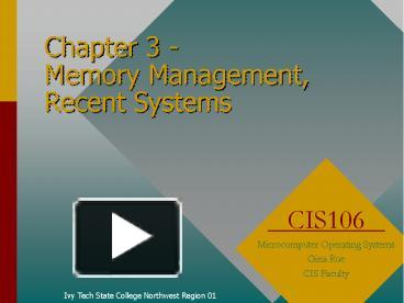 PPT – Chapter 3 - Memory Management, Recent Systems PowerPoint ...