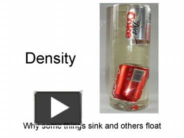 PPT – Density PowerPoint presentation | free to download - id: 69629d-Y2E5N