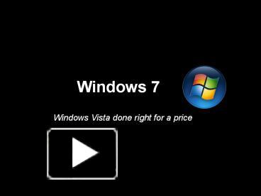 Windows 7 presentation | free to download