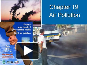 Air Pollution presentation | free to view