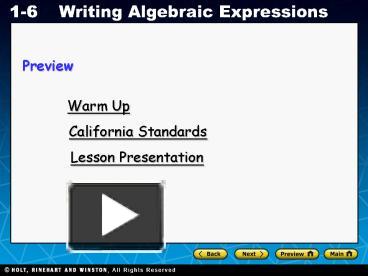 PPT – Warm Up PowerPoint presentation | free to view - id: 6984a9-MTBhM