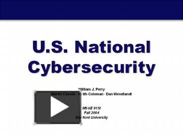 William J. Perry presentation | free to download