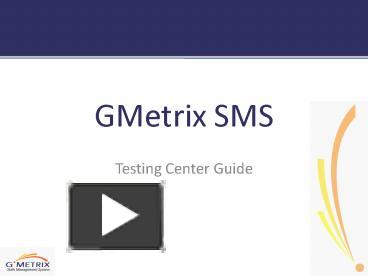 GMetrix SMS presentation | free to download