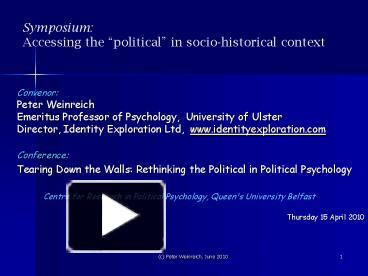 PPT – Symposium: Accessing the PowerPoint presentation | free to ...