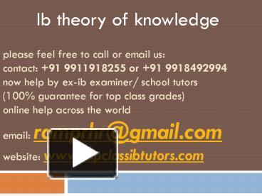 ib tok essay example online help presentation | free to download